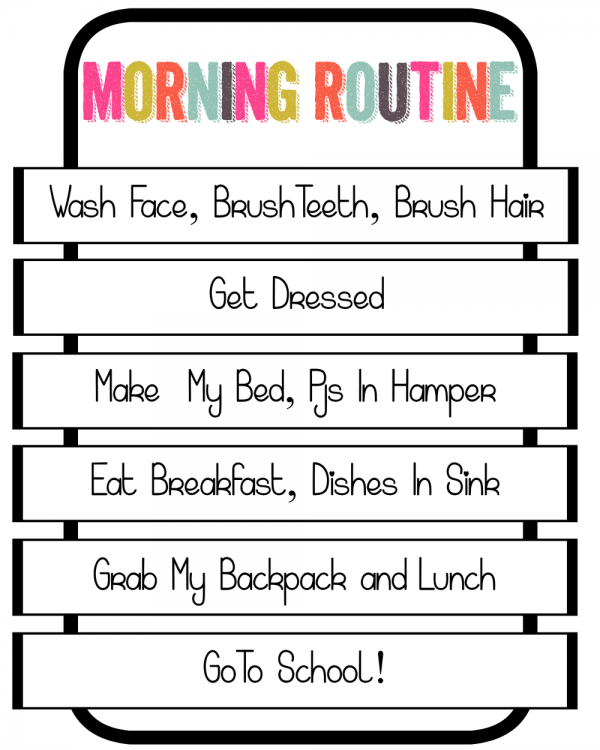 Stress Free School Mornings - Extreme Couponing Mom