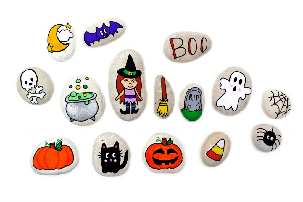 Make Your Own Halloween Story Stones - Extreme Couponing Mom