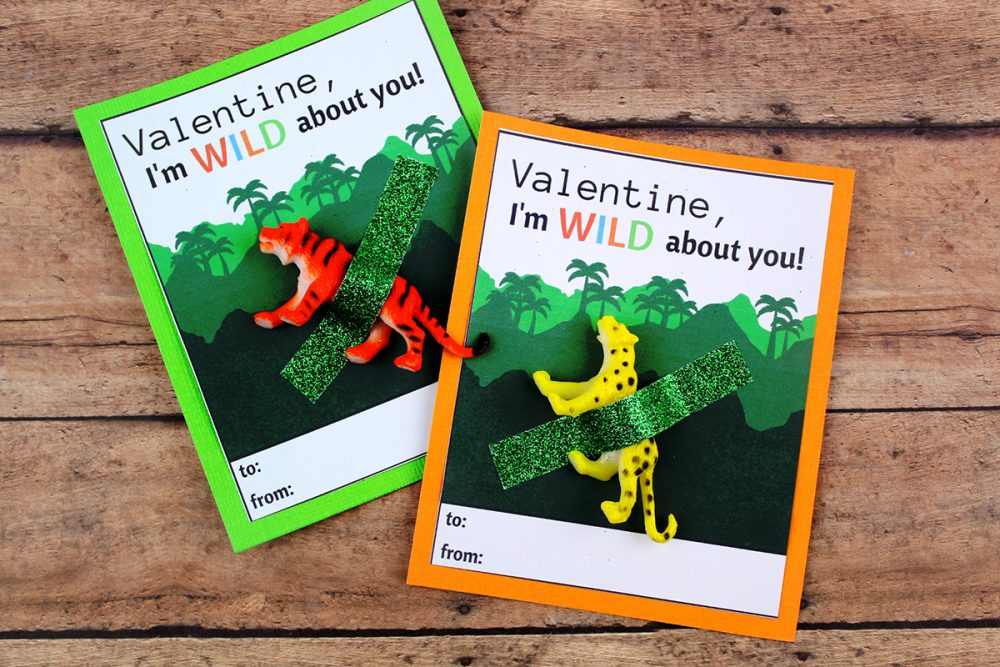DIY Wild About You Valentine's Day Card - Extreme Couponing Mom
