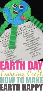 Earth Day Learning Craft: How To Make Earth Happy