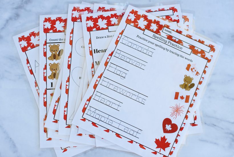 Canada Day Printable Learning Package - Extreme Couponing Mom