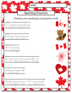 Free Printable Canada Day Preschool Learning Package