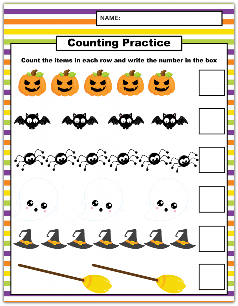 Halloween Learning Printables Package - Extreme Couponing Mom