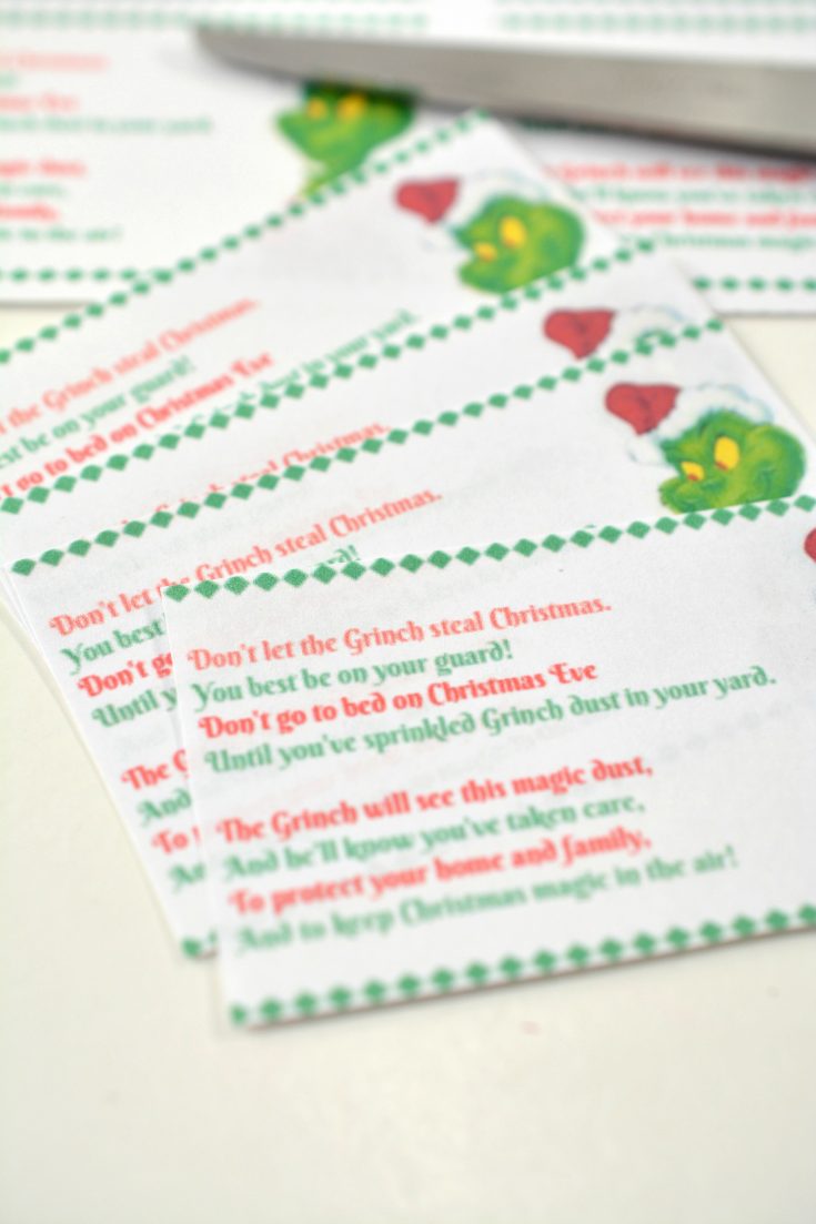 Don't Let The Grinch Steal Christmas With Grinch Dust