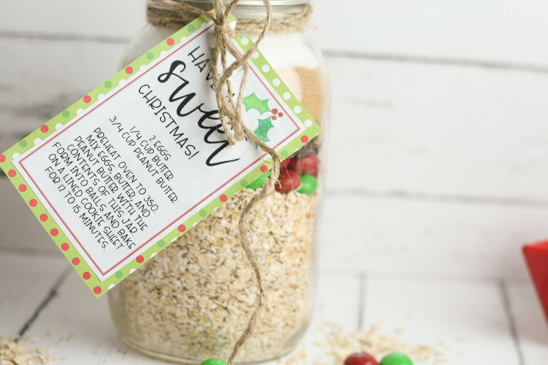 Handmade T Idea Diy Monster Cookie Mix In A Jar