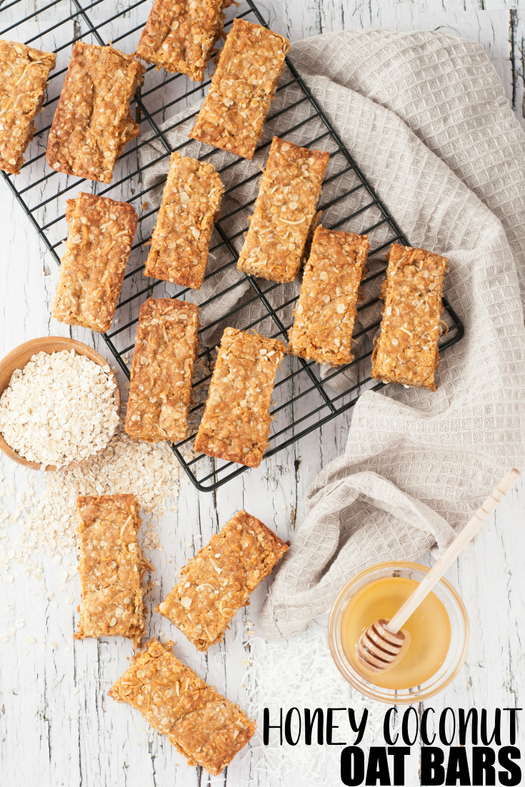 Honey Coconut Oat Bars Pinterest_1 - Extreme Couponing Mom