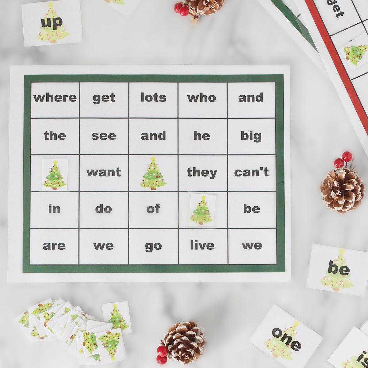 Sight Word Christmas Bingo - Extreme Couponing Mom