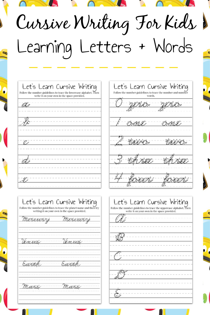 Learning Cursive Writing For Kids Extreme Couponing Mom