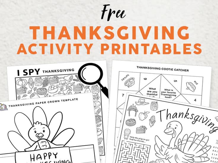 Printable Thanksgiving Activities For Kids - Extreme Couponing Mom