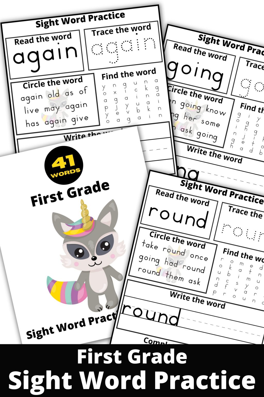 First Grade Dolch Sight Words Practice - Extreme Couponing Mom