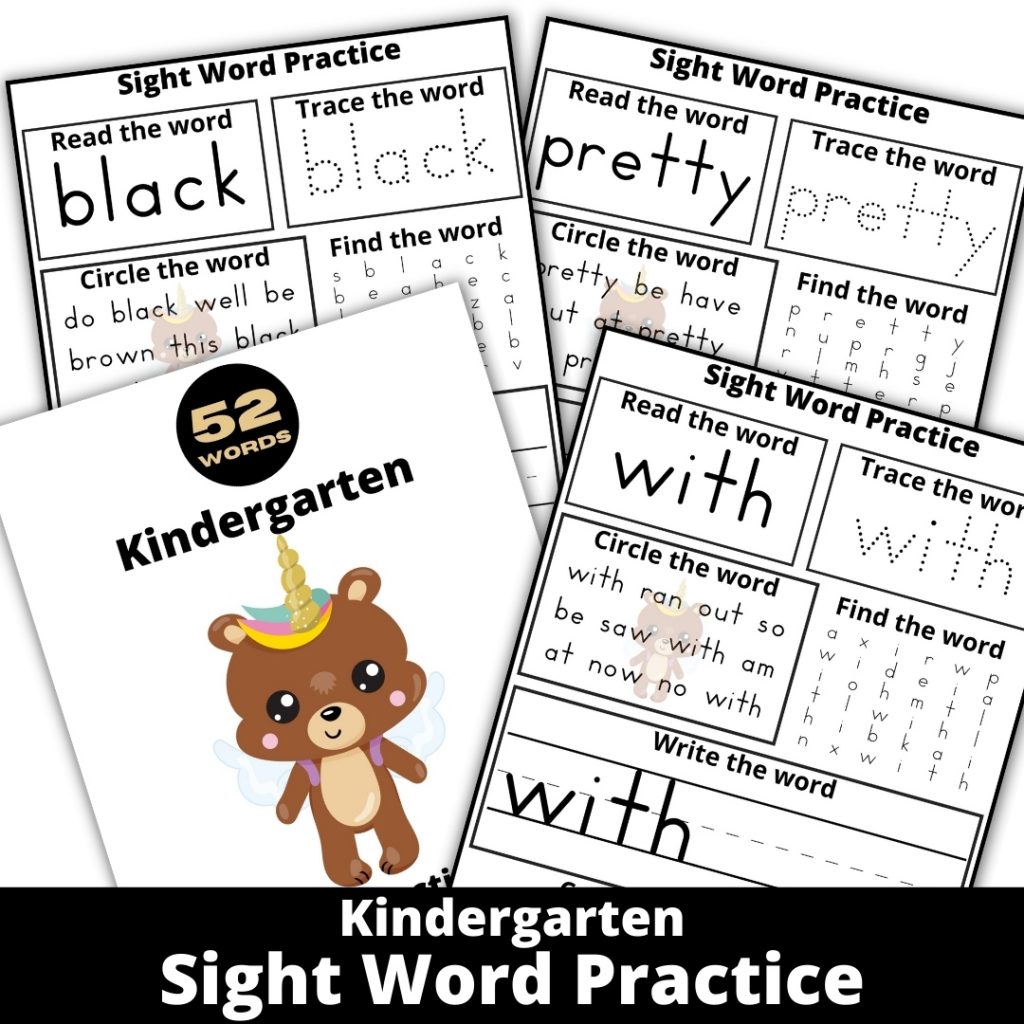 Kindergarten Dolch Sight Words Practice - Extreme Couponing Mom