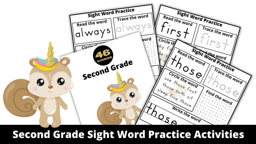 Second Grade Dolch Sight Words Practice - Extreme Couponing Mom