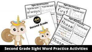 Second Grade Dolch Sight Words Practice - Extreme Couponing Mom