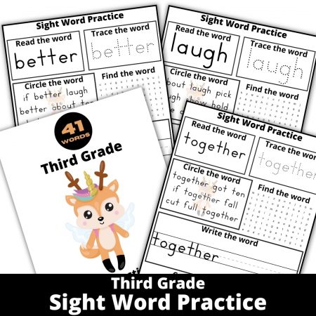 Third Grade Dolch Sight Words Practice - Extreme Couponing Mom